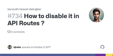 How To Disable It In Api Routes · Issue 734 · Barryvdhlaravel Debugbar · Github