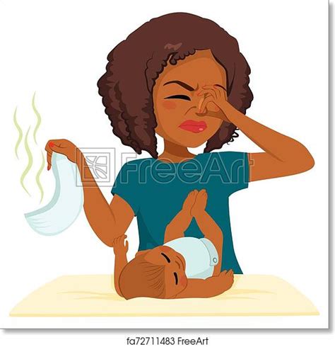 Dad Diaper Change Illustrations Royalty Free Vector Graphics