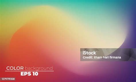 밝은 컬러풀 한 매끄러운 추상 흐린 그라데이션 메쉬 배경 쉬운 편집 가능한 부드러운 색 벡터 일러스트 배경 화면 배너 배경 카드 책 일러스트 방문 페이지에 적합 개념에 대한
