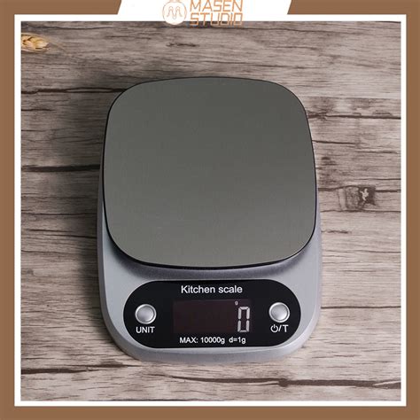 ️ภาษาไทย ️เครื่องชั่งดิจิตอล แสตนเลสแท้ ใหม่10กิโล ชั่งได้4หน่วยตวง