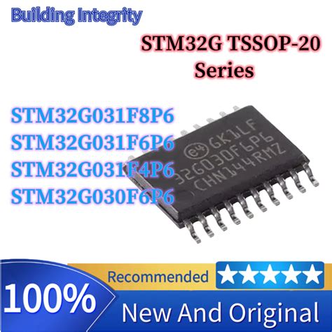 stm32g030f6p6 stm32g031f4p6 stm32g031f6p6 stm32g031f8p6 arm cortex m0
