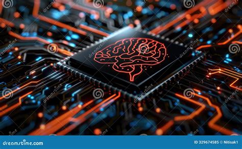 Neuromorphic Computing Ai Chips Stock Illustration Illustration Of Cognitive Unit 329674585
