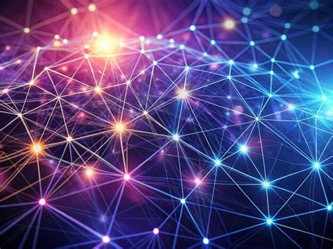 3d Abstract Network Communications Background With Plexus Design Premium Ai Generated Image