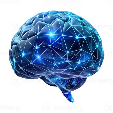 Magnificent Vintage A Holographic Projection Of A Human Brain
