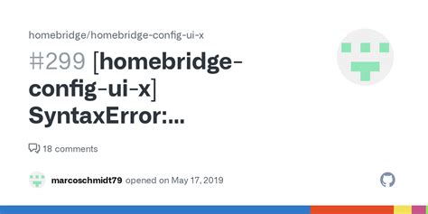 Homebridge Config Ui X Syntaxerror Unexpected Token · Issue 299