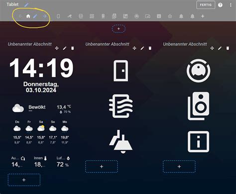 Tablet Wallpanel Hide Header Only In One Specific View Frontend Home Assistant Community