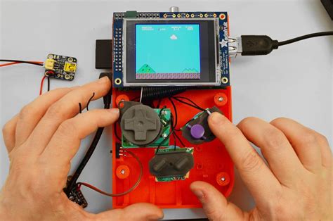 Adafruit 3d Prints Raspberry Pi Based Gameboy The Voice