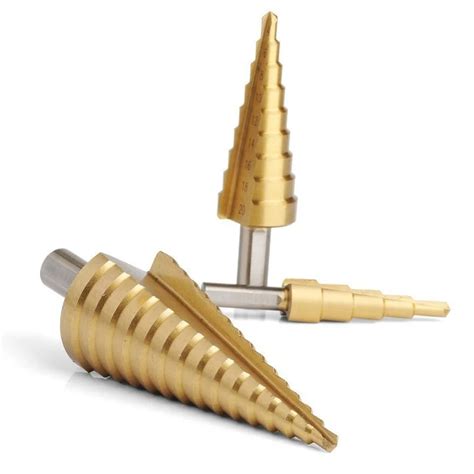 3 шт 4 12 мм 4 20 мм 4 32 мм Большой Hss Шаг конусное сверло титановое долото отверстие резак