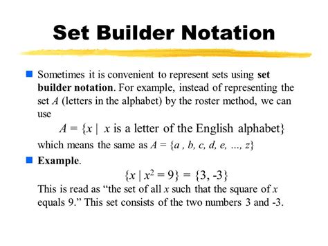 Set Notation Ppt Video Online Download