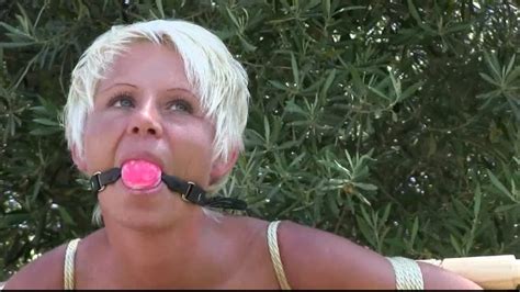 Nude Outdoor Special Hogtie For Lena King Part Supertight Bondage Challenges Clips Sale