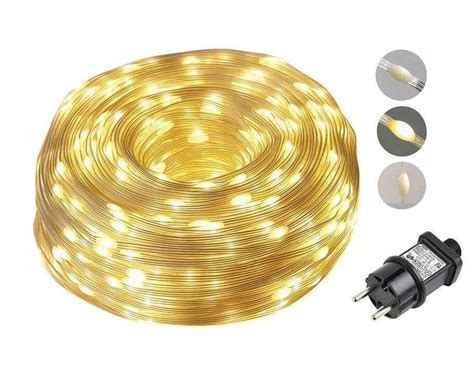 Уличные гирлянды 10м 100лед светодиодные наружные садовые фонари Sunlamp 976826 — купить на