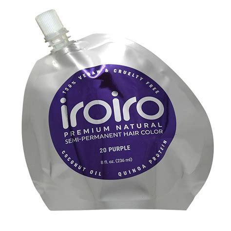 IROIRO Семи-перманентный краситель для волос 20 PURPLE Пурпурный купить ...