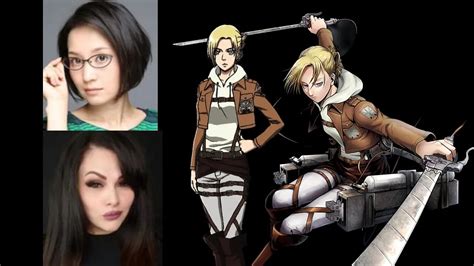 Anime Voice Comparison Annie Leonhart Attack On Titan