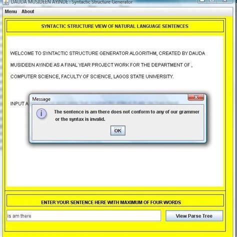 parsing non defined sentence grammar download scientific diagram
