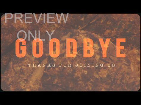 Vintage Fall Still Goodbye Timber And Pearl Worshiphouse Media