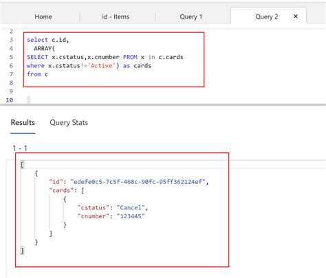 How To Filter Array Of Json Values In Cosmosdb Microsoft Qanda