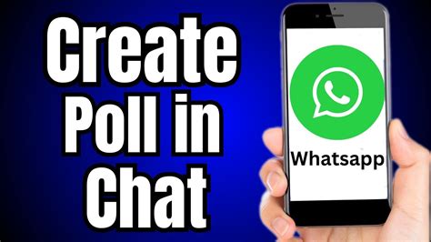 How To Create Poll In Whatsapp Chat YouTube