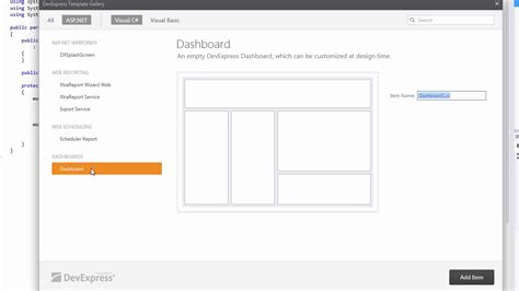 Devexpress Dashboards Binding To An Entity Framework Data Youtube