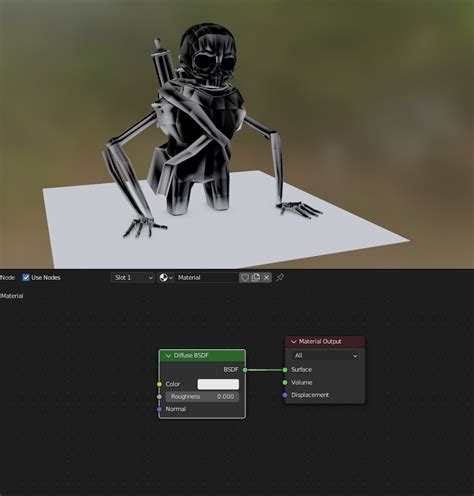 my model is behaving weirdly even though i only have a diffuse shader on it r blenderhelp