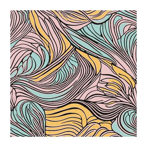 Premium Vector Abstract Organic Shapes Pattern