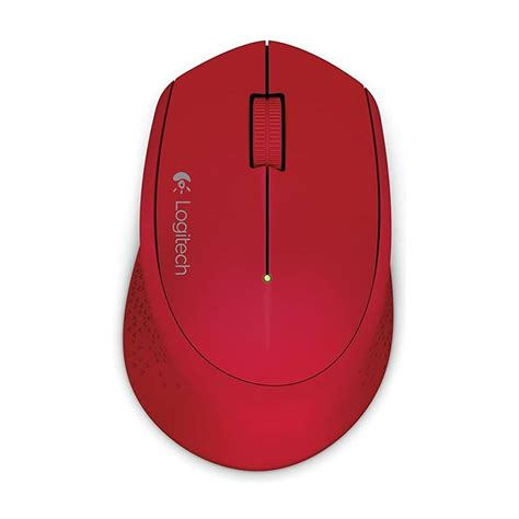 Mouse Sem Fio Logitech M Vermelho Arroba Computadores Tudo em Informática o melhor para