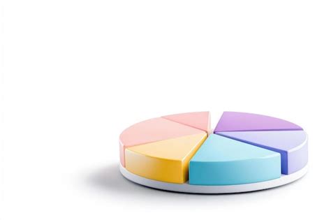 Colorful Pie Chart Representing Data Distribution Suitable For Presentations And Reports