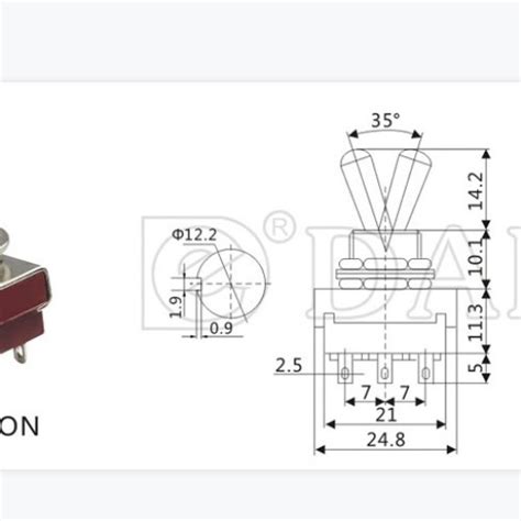 Kn 32 Medium Toggle Switch Popular Daier