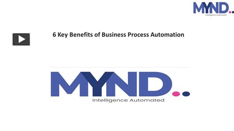 6 Key Benefits Of Business Process Automation Presentation Free To Download