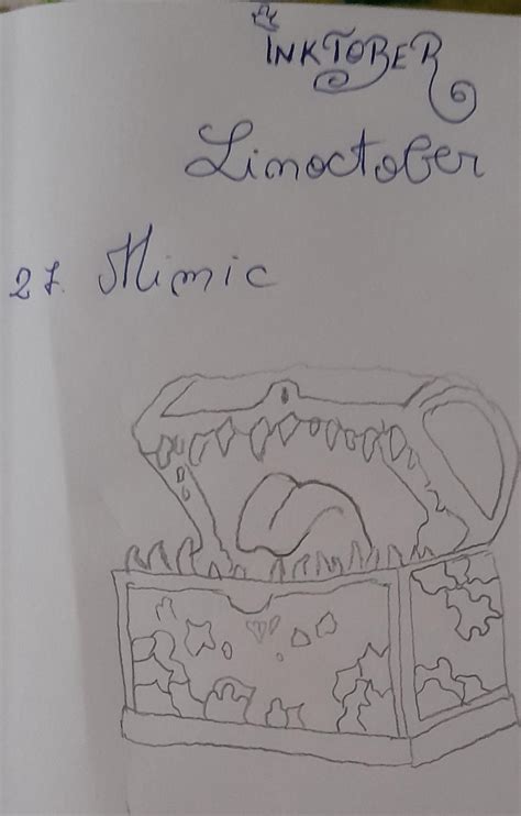Mimic Inktober By Emma0808 On Deviantart