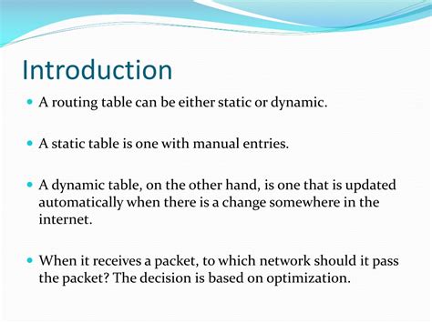 Ppt Understanding Distance Vector Routing Algorithms In Networking Powerpoint Presentation