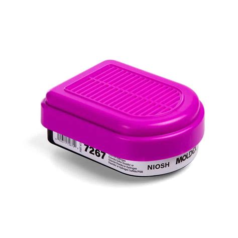 Semi Rectangular Combo Acid Gas Cartridges P100 Filter For 7000 7800 9000 Series Respirators