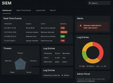 Siem Cybersecurity Python Flask Tailwindcss Elasticsearch