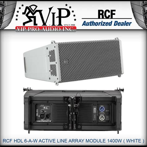rcf hdl 6 a w active line array module 1400w speaker two powerful 6