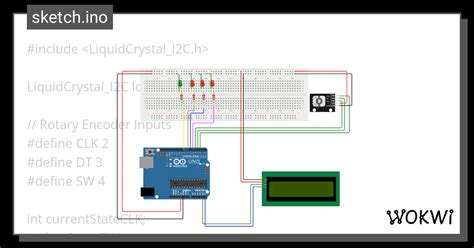 Arduino Rotary Encoder Wokwi Esp32 Stm32 Arduino Simulator