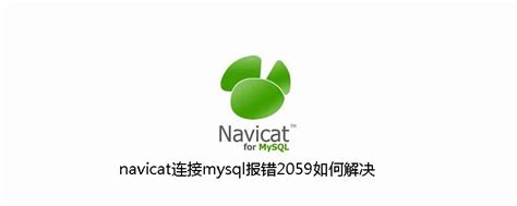 Navicat连接mysql报错2059如何解决 Navicat Php中文网