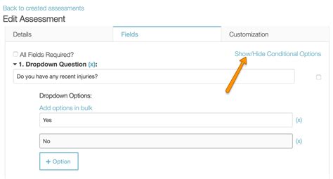 How Do I Add Conditional Questions To An Assessment Exercise Com Knowledge Base