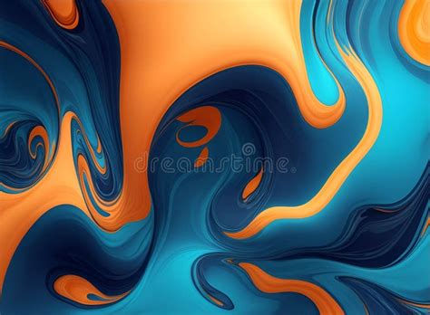 Abstract Liquid Shape Fluid Design Isolated Gradient Waves With Geometric Lines Dots Vector