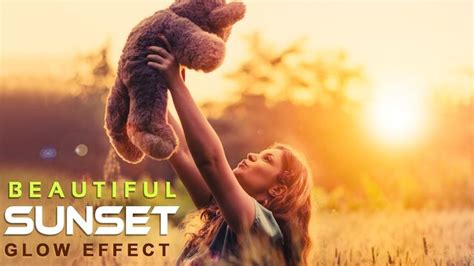 How To Create Amazing Sunset Effect Photoshop Tutorial Add Lens