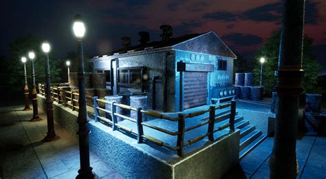 D Environment Design Unreal Blender On Behance