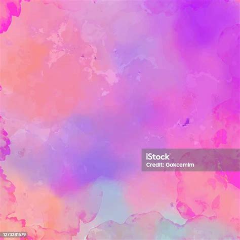 파스텔 컬러 브러시 스트로크가 있는 추상적인 핑크 수채화 배경 추상 벡터 패턴입니다 카드 파티 초대 포장 표면 디자인에 대한 추상적인 배경 텍스처 개념에 대한 스톡 벡터