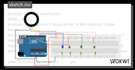 0710三rgb燈條test Wokwi Esp32 Stm32 Arduino Simulator
