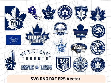 Nhl Logo Toronto Maple Leafs Svg Vector Logo Toronto Maple Leafs Clipart Ice Hockey Kit Svg