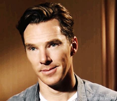 Benedict Cumberbatch Smiling Foolish Watcher
