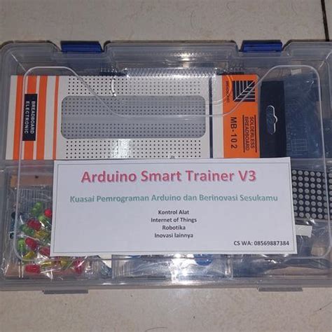 Jual Paket Belajar Arduino Smart Trainer V3 Buku Materi Belajar Dan Praktikum Kab Bekasi