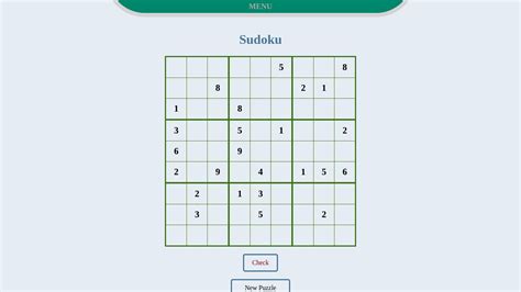FREE HTML JavaScript Sudoku Games Script Iamrohit In