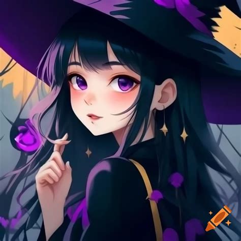 Anime Witch Girl Character On Craiyon