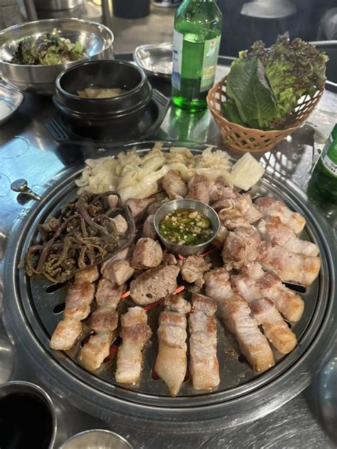 수영고기집 구워주는 고기맛집 가성비 좋은 삼굽살 네이버 블로그