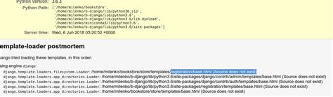 Djangotemplate Loader Postmortem Stack Overflow