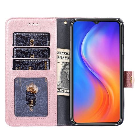 For Itel A Zipper Bag Leather Phone Case Rose Gold Alexnld Com