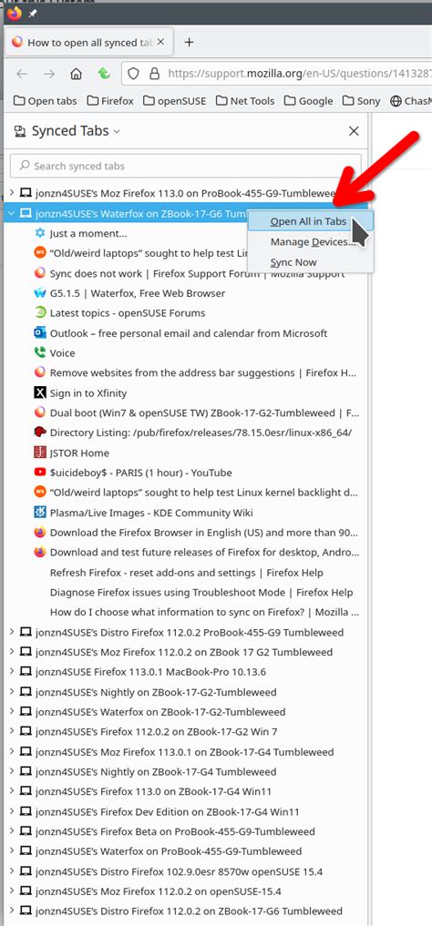 Why Is My Firefox Browser Not Synchronising With My Other Laptop